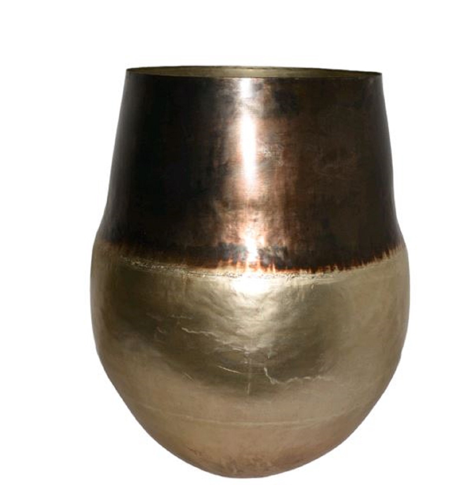 Joss & Main Darin Silver Antique Planter H 18.9" & Dia 16.5" | Wayfair